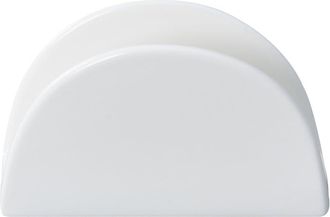 Cabilock Keramik Serviettenhalter - Papierserviettenhalter für den Tisch - Porzellan Halter für Serviettenständer - Vertikaler Serviettenhalter - Weiß