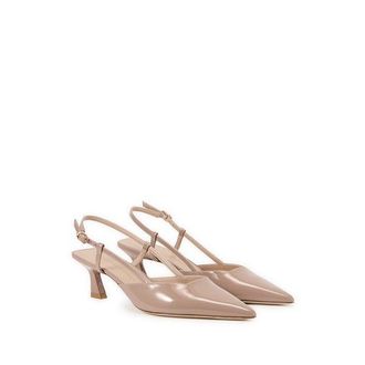 Stuart Weitzman Slingback Vinnie 50 en cuir verni