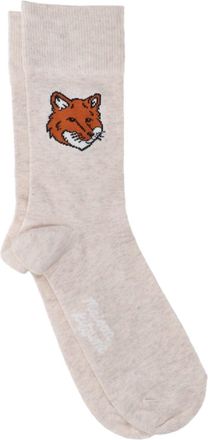 Maison Kitsun&eacute; Socks Fox Head