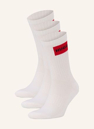 HUGO BOSS Hugo 3er-Pack Str&uuml;mpfe weiss