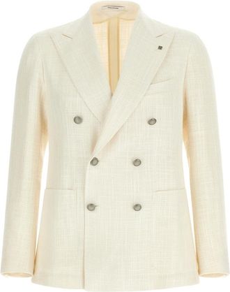 Tagliatore Homme, Costumes, Beige, Taille: S Montecarlo Veste Crois&eacute;e