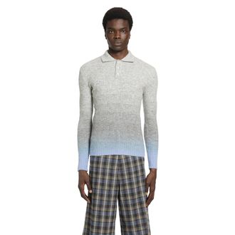 ERL Unisex Thin Gradient Knit Polo