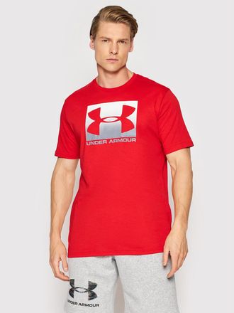 Under Armour T-Shirt Ua Boxed Sportstyle 1329581 Rot Loose Fit