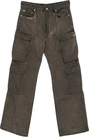 Rick Owens Jean Cargo Double - Homme - Jeans - Gris - Taille: W36