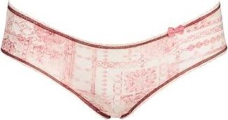 Momoni Culotte imprim&eacute; bords en dentelle
