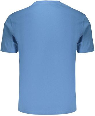Napapijri Logo-Print Cotton T-Shirt - Blue