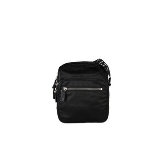 Valentino Garavani Homme, Sacs, Noir, Taille: ONE Size Vltn Nylon Messenger Bag