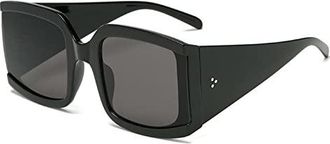 Generic Lunettes de soleil à grand cadre pour hommes et femmes pour tir de rue, vacances en plein air, plage, lunettes à grande monture (couleur : A, taille :