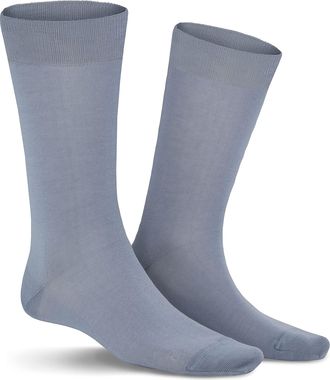 Kunert Herren Socken Clark druckfreier Bund Light-blue 8040 39-42