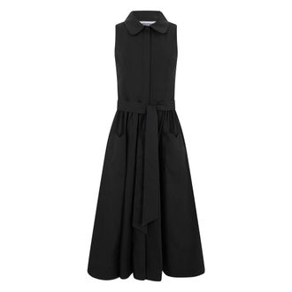 Moschino Femme, Robes, Noir, Taille: 42 FR Robe Chemise Sans Manches