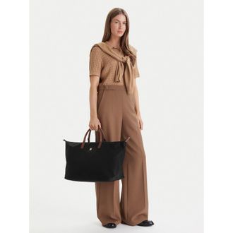 Tommy Hilfiger Handtasche Tommy Hilfiger Pepette Weekender AW0AW18425 Schwarz