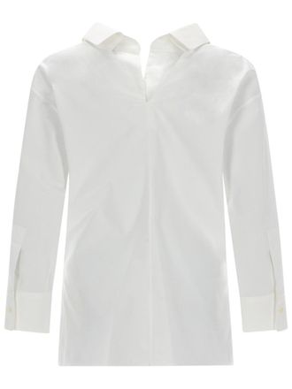 Givenchy Cut-Out Cotton Shirt - White