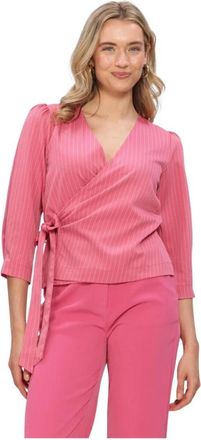 Ydence Top Dunya - - Blouses & Shirts - Damen - Rosa - M