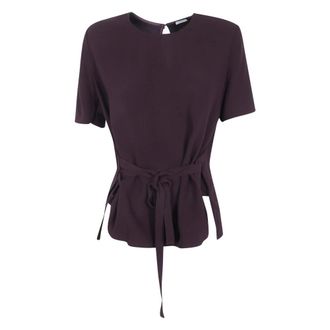 Joseph Atheris Crepe Bluse - - Blouses & Shirts - Damen - Braun - XS