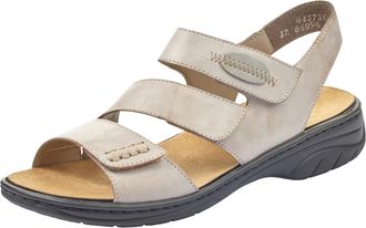 Rieker Damen Sandalen 64573-62 beige Gr. 36