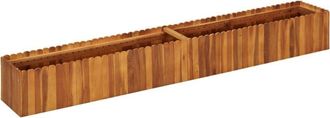 vidaXL Vidaxl - Lit surélevé de jardin 200x30x25 cm Bois massif dacacia