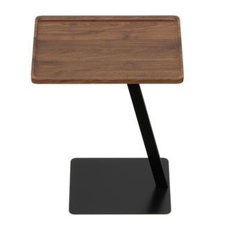 Generic Einfacher Nachttisch, Sofa Armlehne Tablett Tisch, Snack Beistelltisch for Bett oder Stuhl, Nachttisch, C-f&ouml;rmiger Endtisch for kleine R&auml;ume, Aussehen