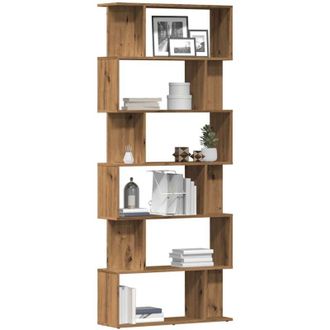 vidaXL Biblioth&egrave;que ch&ecirc;ne artisanal 80x24x192 cm bois ding&eacute;nierie - Vidaxl
