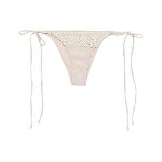 Frankies Bikinis Femme, Sous-v&ecirc;tements, Beige, Taille: 40 FR Bas de bikini en satin Mackenzie