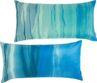 ESTELLA Estella Kissenbezug Nika Interlock-Jersey türkis Größe 40x80 cm