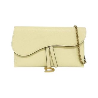 Dior Pre-owned Saddle Ziegenleder Langb&ouml;rse - - Pre-owned - Damen - Gelb - ONE SIZE