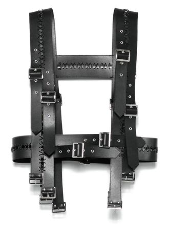 Comme Des Garçons débardeur en cuir artificiel