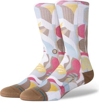 Stance Chaussettes Crew - TROPICLAY, miel, M