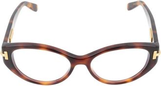 Tom Ford unisex, Accessoires, Multicolore, Taille: 53 MM Icon Blue Block Oval Optical