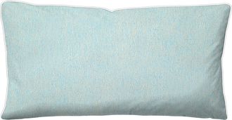 Biberna 0840500 Melange-Flanell Kopfkissenbezug ciel 1x 40x80 cm