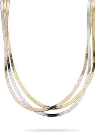 Liebeskind Liebeskind Berlin Collier Femme LJ-1769-N-45 en acier inoxydable IP tricolore