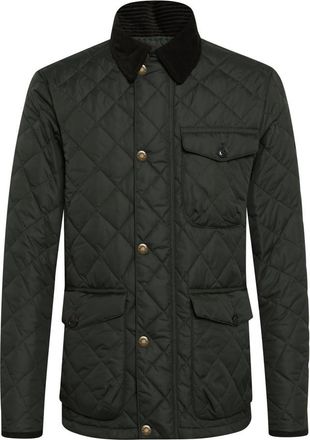 Barbour Rautensteppjacke Hornby mit Cordkragen in