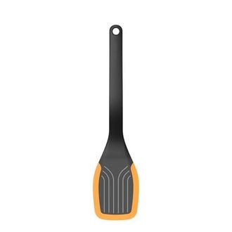Fiskars Pfannenwender, Länge: 29 cm, Kunststoff/Silikon, Functional Form, Schwarz/Orange, 1027300
