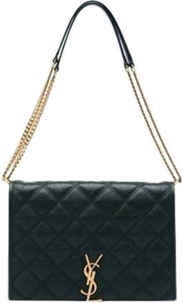 Saint Laurent Pre-owned Small Becky - Femme - Pre-owned - Vert - Taille: ONE Size