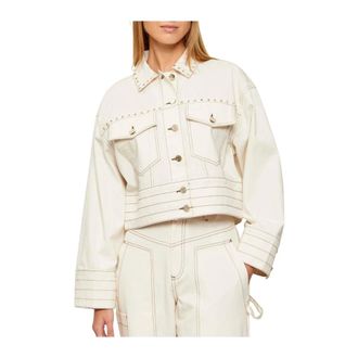 Liu Jo Damen, Jacken, Beige, MGr&ouml;&szlig;e
