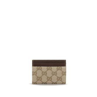 Gucci Horsebit Card Case - Brown