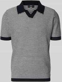 Cinque Regular Fit Poloshirt mit V-Ausschnitt Modell RIANO
