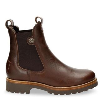 Panama Jack Francesca B13 Chelsea-Stiefel f&uuml;r Damen aus braunem Leder