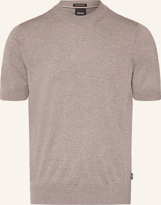 HUGO BOSS Strickshirt Umauro braun