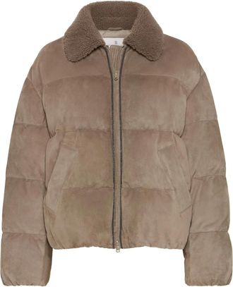 Brunello Cucinelli veste à ornements métalliques - Tons neutres