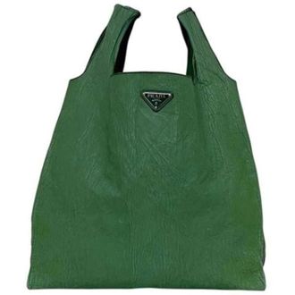 Prada unisex, Pre-owned, Vert, Taille: ONE Size Sac fourre-tout Vintage Pre-owned