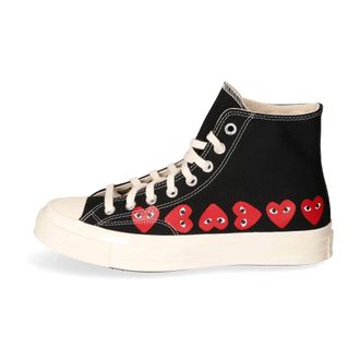 Comme Des Gar&ccedil;ons High-Top Canvas Sneaker - - Shoes - Damen - Schwarzk - 44 EU