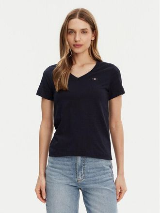 GANT T-Shirt Shield 4200750 Dunkelblau Regular Fit