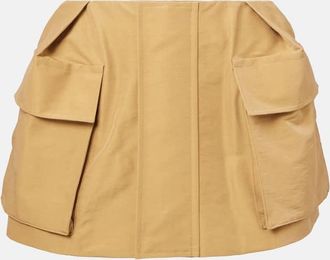 sacai Short en coton mélangé