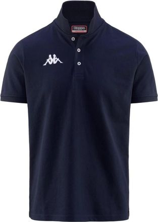Kappa Blaues Baumwoll-/Polyester-Trainingspolo - - Tops - Herren - Blau - M