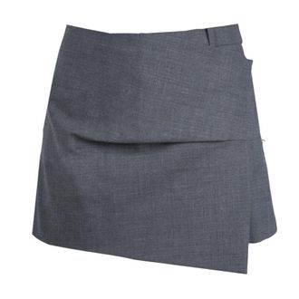 ottod'Ame Einfarbiger Minirock - - Skirts - Damen - Grau - M