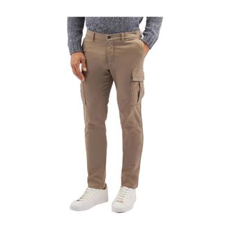 Brooks Brothers Homme, Pantalons, Beige, Taille: W32 Pantalon cargo en coton stretch