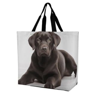 Generic Chien Sac A Main Femmes R&eacute;utilisable Sacs De Courses L&eacute;ger Sac Fourre-Tout Pour Shopping Gym Universit&eacute;