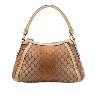 Gucci Sac &agrave; main vintage en toile Pre-owned - Femme - Pre-owned - Brun - Taille: ONE Size