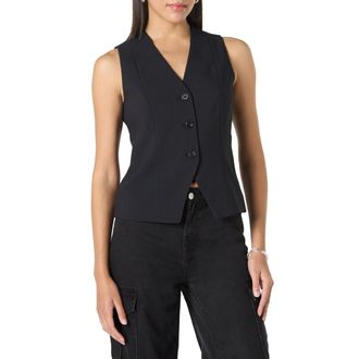 The Drop Jacey V-Neck Vest Unterhemden, Schwarz, XXL Große Größen