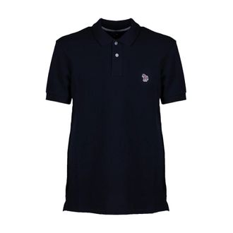 Paul Smith Zebra Logo Kurzarm Polo Shirt - - Tops - Herren - Schwarzk - S